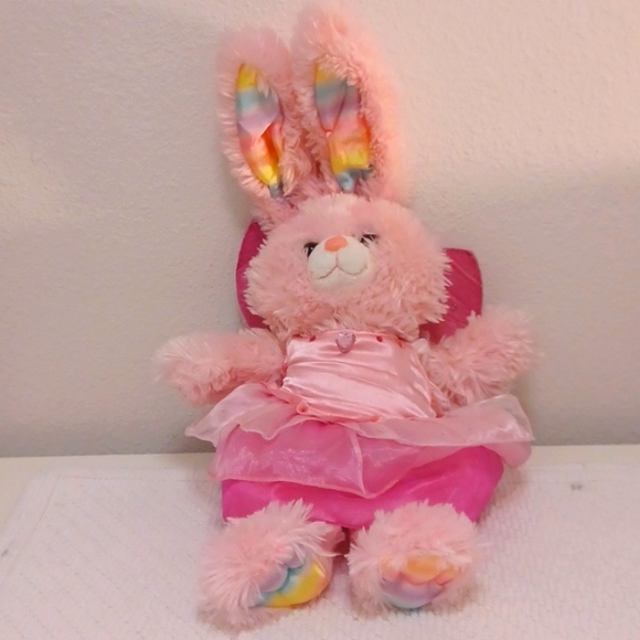 Build-A-Bear | Toys | Build A Bear Rainbow Bunny Plush Animal Pawsome ...